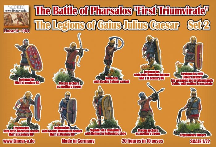 LINEAR-A 064 THE BATTLE OF PHARSALOS FIRST TRIUMVIRATE THE LEGIONS OF ...